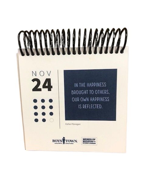 Father Flanagan's Words of Wisdom Calendar – Boys Town Gift Shop